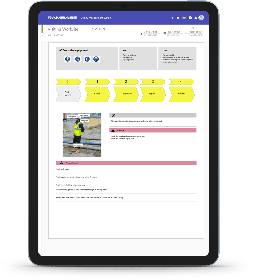 The best use of one-point lessons | RamBase Quality Management System